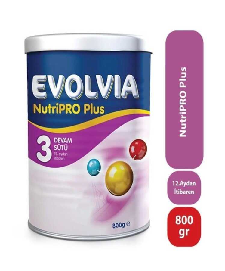 Evolvia Nutripro Plus 3 Devam Sütü 800 Gr Anne Bebek Ürünleri Evolvia